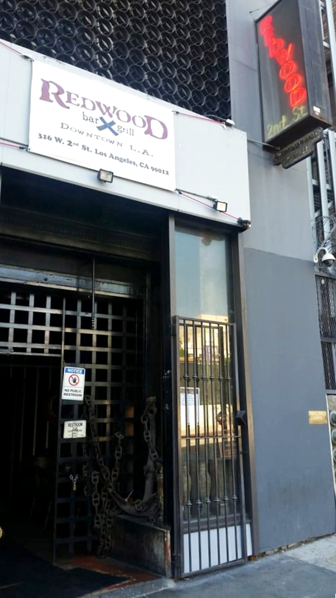 Punk rock meets peg legs at The Redwood. It's the perfect spot to dock your ship after a long day of city plundering.