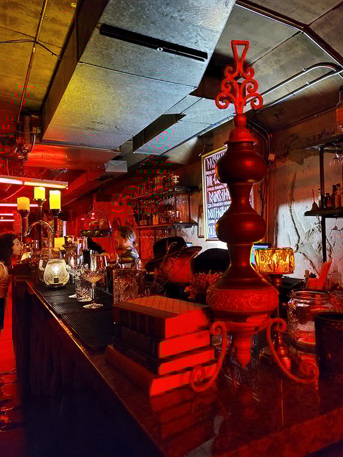 Where mixology meets magic. This bar is like Hogwarts for grown-ups, but instead of wands, they wield shakers and strainers.