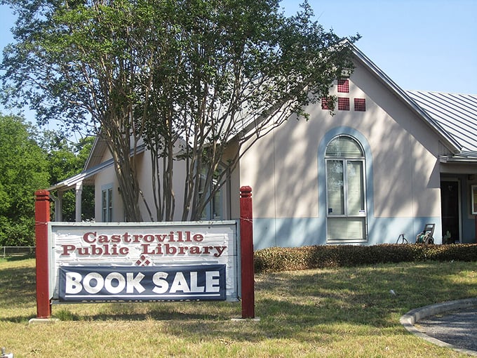 Castroville Public Library: Where books and bargains collide! This charming library proves that knowledge and savings can go hand in hand.