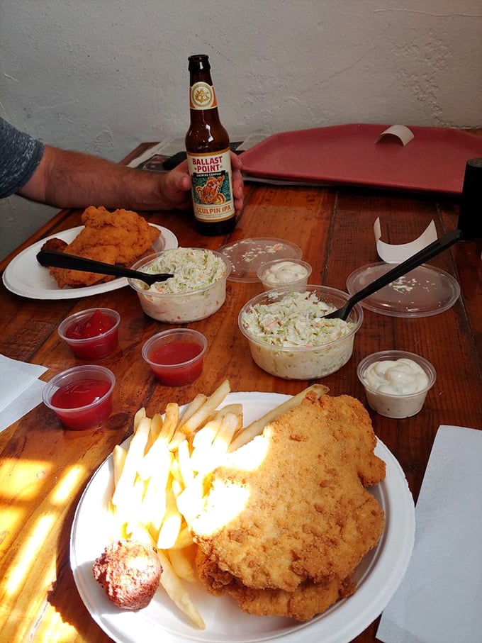 Southern comfort meets ocean bounty. This catfish plate is like a warm hug from your favorite fishin' buddy.