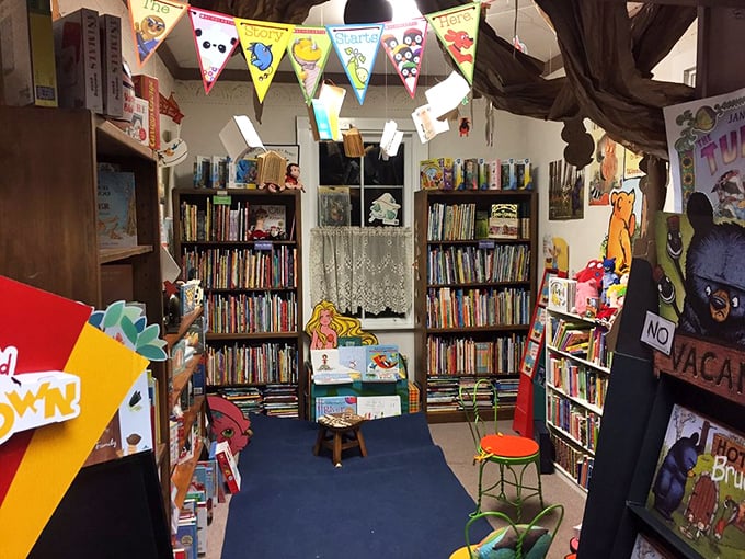 Imagination station: the children's section is a wonderland of color, stories, and dreams waiting to be explored.