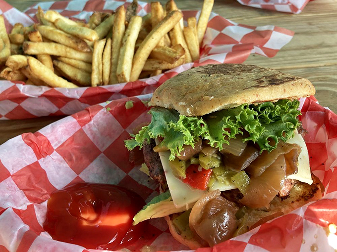 Fries on the side? More like supporting actors in this meaty blockbuster.