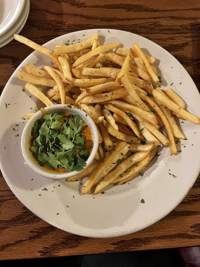 Curry fries: Because sometimes, regular fries just need a little spice in their life. A flavor-packed twist on a classic side.