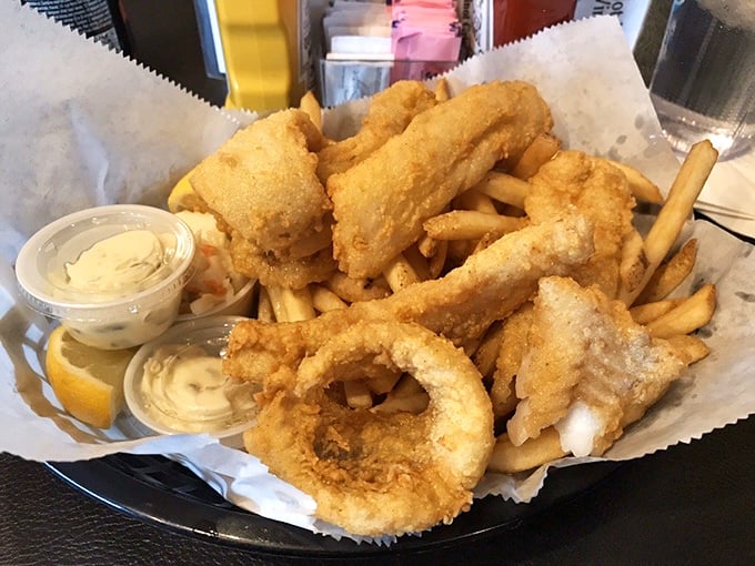 Friday fish fry fantasy! These golden morsels are like edible sunshine &ndash; crispy, tender, and utterly irresistible.