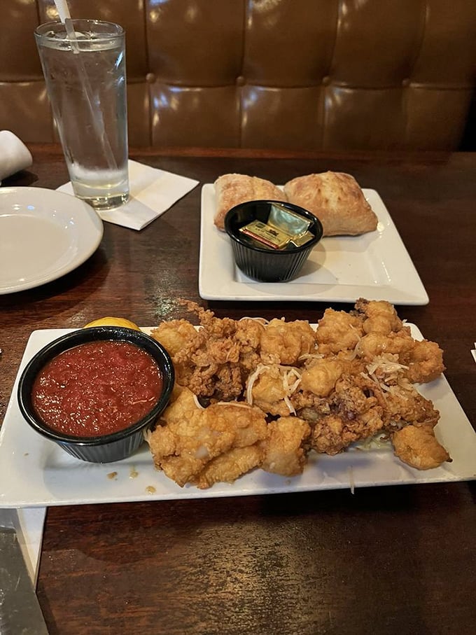 Calamari so crispy, it could star in its own ASMR video. Ocean-fresh flavor meets golden-fried perfection.