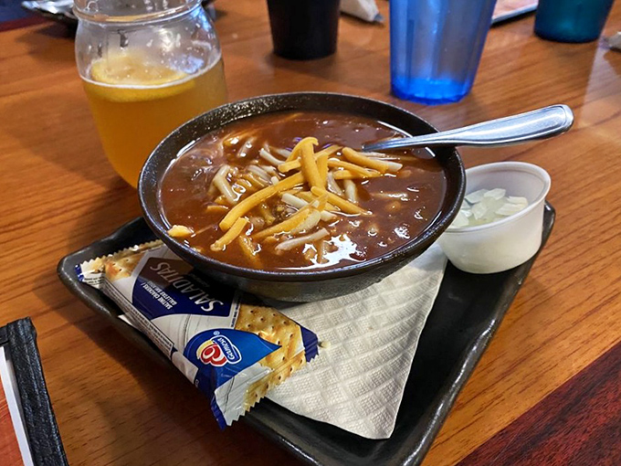 Chili so thick, your spoon might stand up straight! Perfect for those days when you need a hug from the inside out.