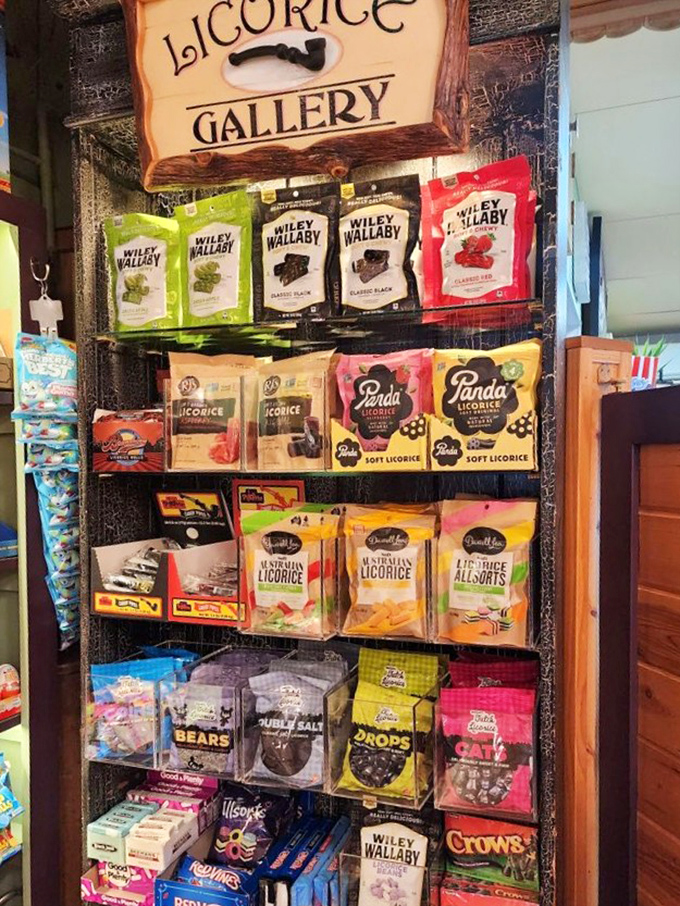 Licorice lovers, rejoice! This "gallery" of twists and bites proves that black isn't just a fashion statement &ndash; it's a flavor revolution.