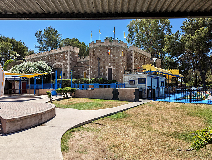 Storming this castle is easier said than done! This medieval-inspired structure adds a dash of chivalry to your quest.