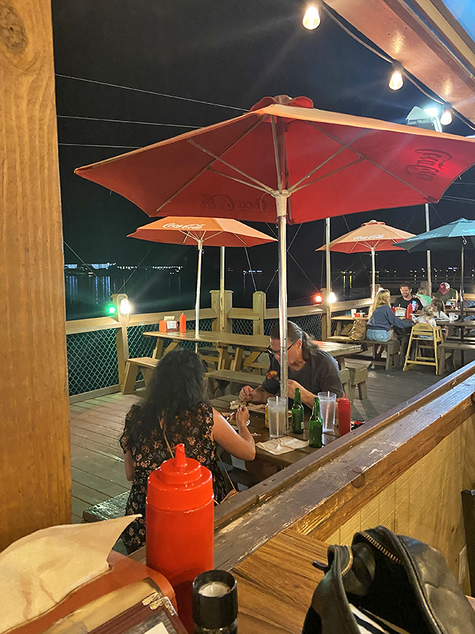 Outdoor seating with a side of sea breeze - the perfect recipe for a laid-back meal.