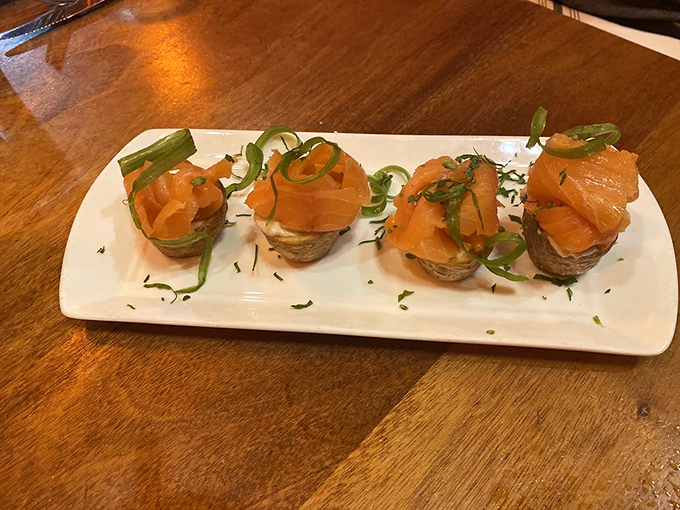 Salmon and potatoes: a match made in culinary heaven. These bites are like tiny flavor bombs waiting to explode in your mouth.