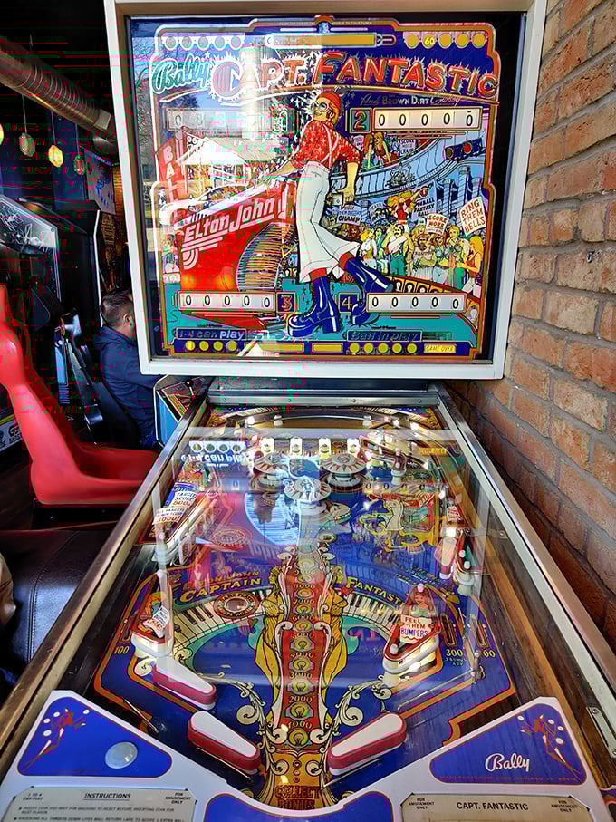 Captain Fantastic himself would be proud. This Elton John-themed pinball machine is a glittering homage to the Rocket Man's dazzling career.