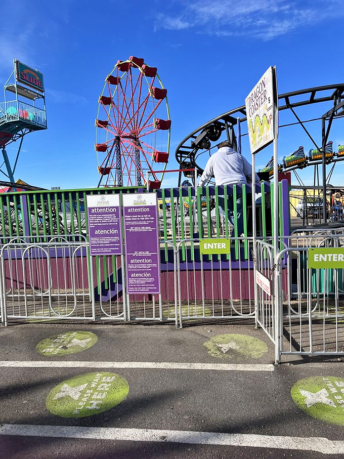 Thrills and chills! This ride promises more ups and downs than the stock market. At least here, the only thing you might lose is your lunch.