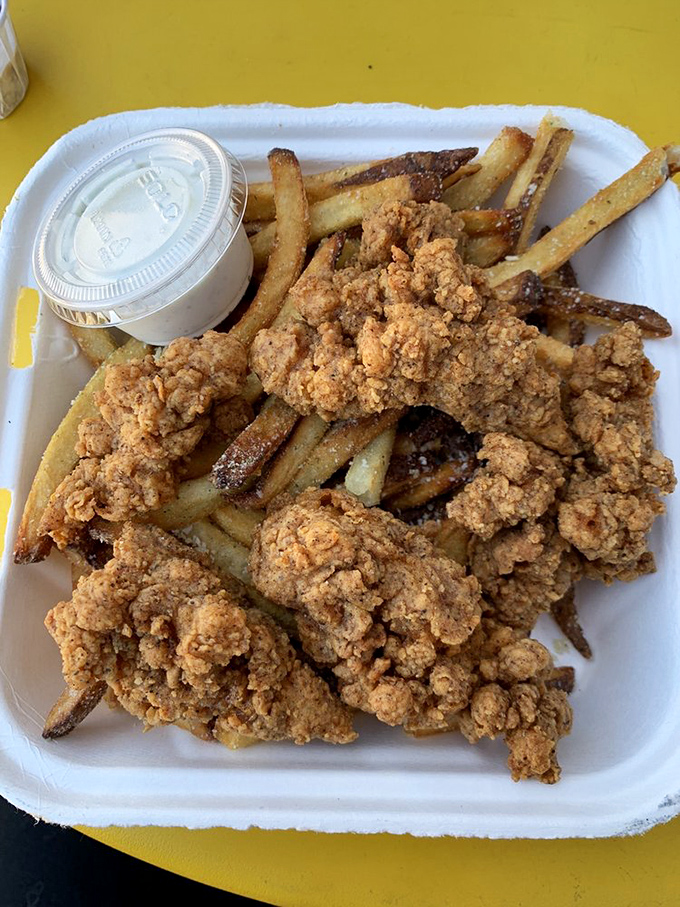 Mushroom magic on a plate! These crispy morsels are what happens when foraging meets deep-frying. Nature never tasted so naughty.