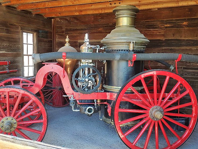 This steam engine's seen more action than Indiana Jones. Now it's retired, living its best life as a selfie backdrop.