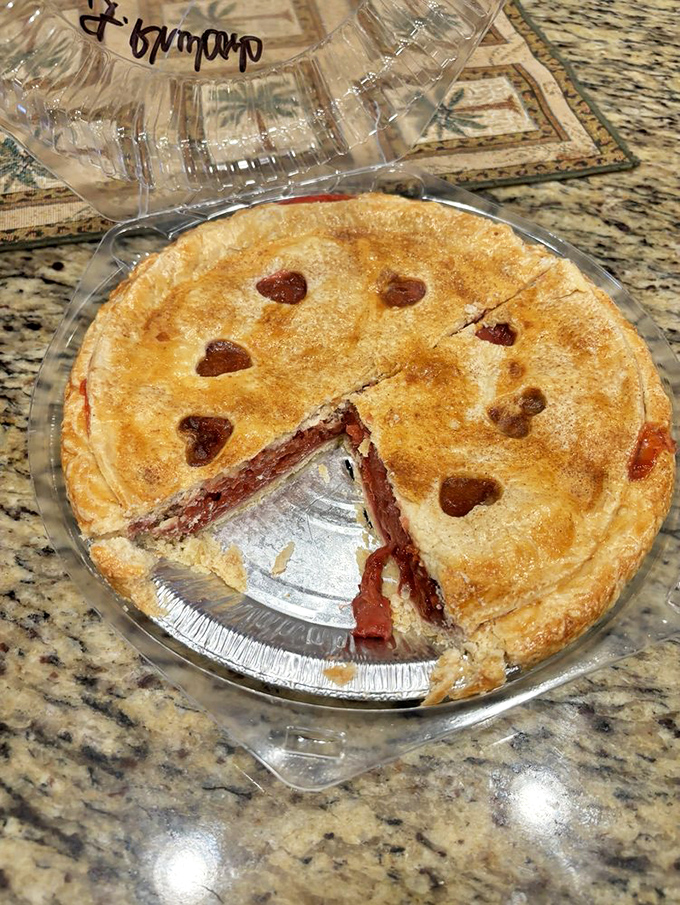 Summer in a crust: This strawberry rhubarb pie is nature's sweet-tart symphony. No orchestra required.