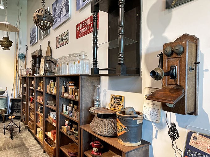 Ring ring! The past is calling, and it wants its phone back. This vintage model puts the "grand" in grandma's landline.