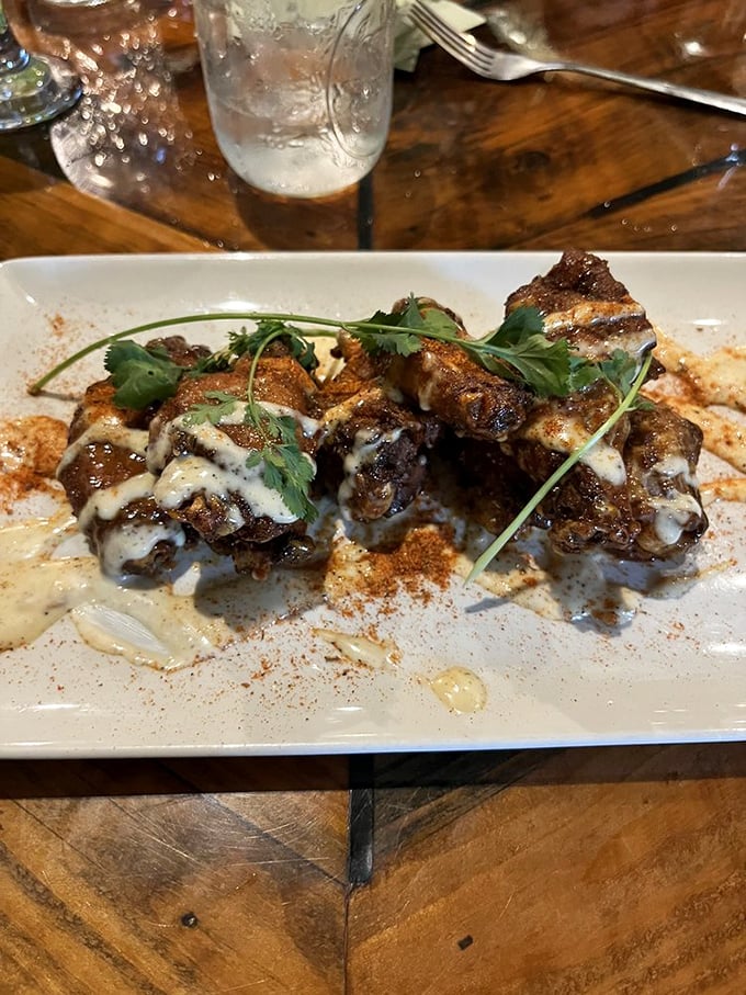 These wings aren't just finger-lickin' good, they're napkin-hoardin', shirt-staining, smile-inducin' delicious!