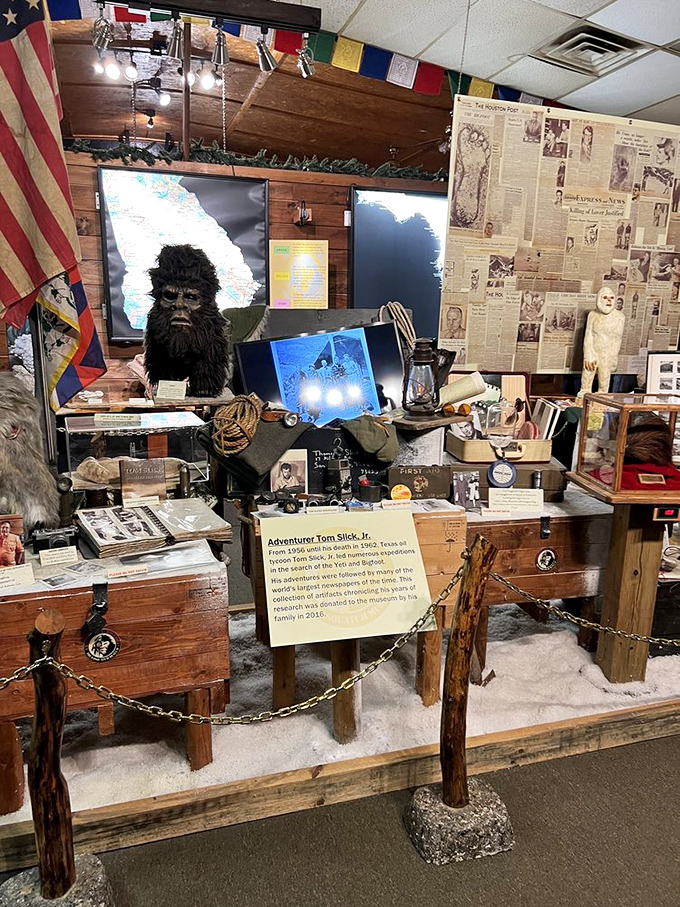 Indiana Jones, meet your match! Adventurer Tom Slick Jr.'s collection proves that Bigfoot hunting is the ultimate treasure hunt. X marks the Sasquatch!