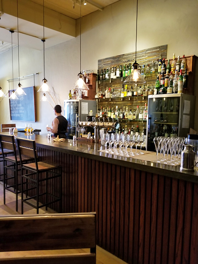 Bottoms up at the bar! With a selection like this, you might need to cancel your afternoon plans. Or make new ones here.