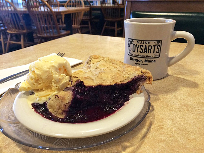 Blueberry pie and coffee: the dynamic duo of dessert! It's like Batman and Robin, if Batman was made of fruit and Robin was caffeinated.