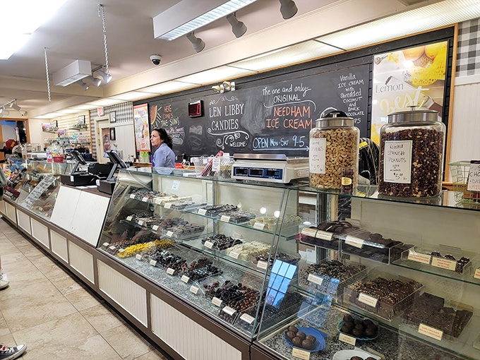 Candy counter dreams come true. It's like the pearly gates, if heaven were made of chocolate and staffed by friendly confectioners.