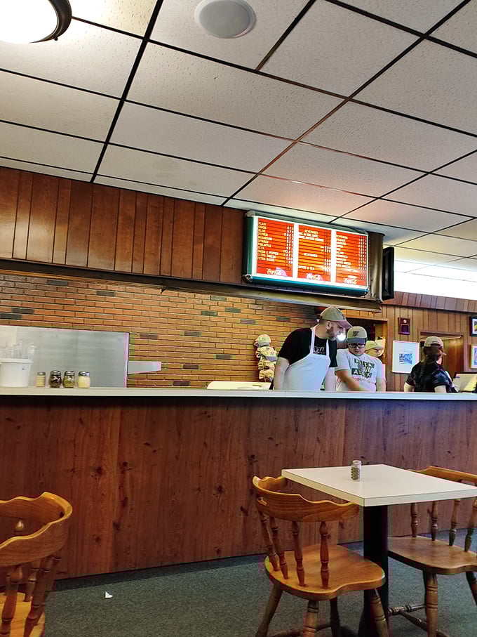 Where the magic happens! This counter is like pizza mission control, orchestrating a symphony of sauce, cheese, and toppings.