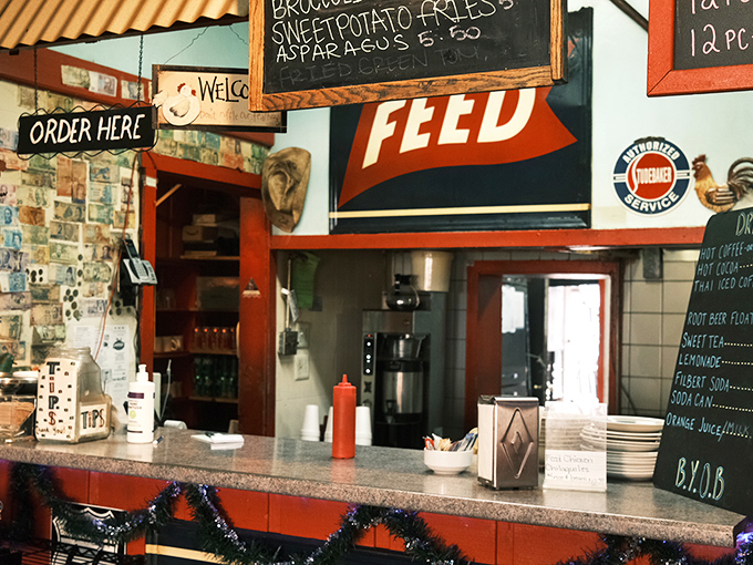 Where the magic happens! This counter is like a portal to comfort food nirvana. One small step for man, one giant leap for your taste buds.