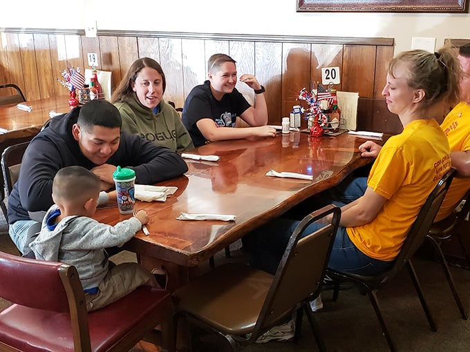 Family, food, and fun! This isn't just a meal; it's a Norman Rockwell painting come to life, with a side of modern-day charm and a whole lot of heart.