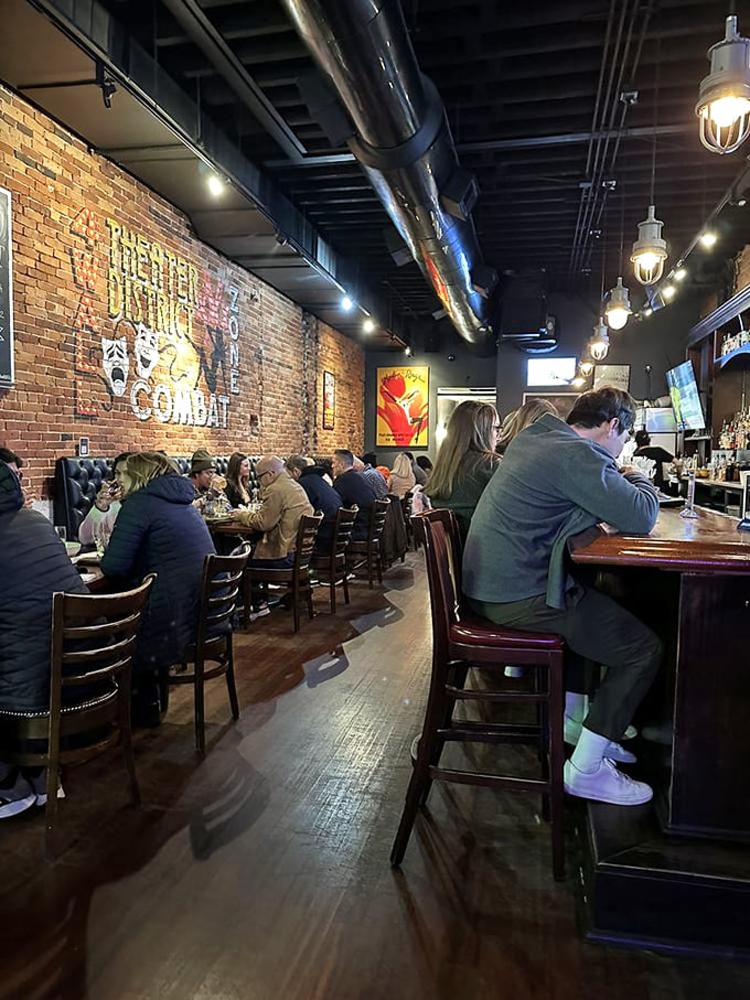 Where strangers become friends over shared plates and knowing nods. It's like a support group, but with better snacks.