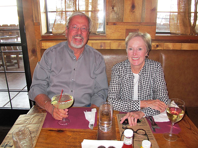 These happy campers have found their carnivorous nirvana. Their grins say it all: "Why did we wait so long to come here?"