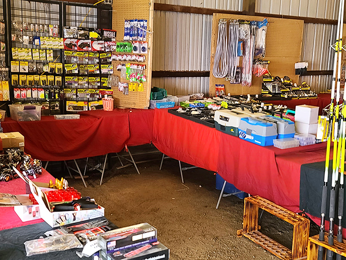 Gone fishin' for deals! This angler's alley has enough lures and lines to catch the big one &ndash; be it fish or fantastic bargain.