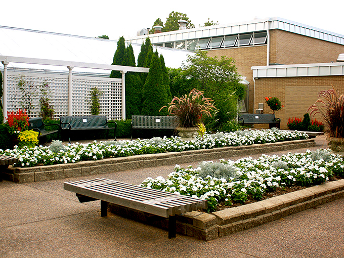 A floral rainbow to brighten any day. These meticulously arranged blooms are like nature's own Pantone color chart.