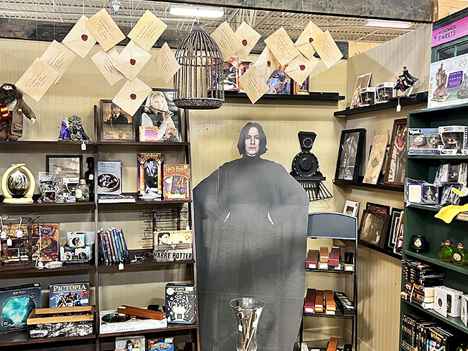 Hogwarts' lost and found? This magical corner would make even Dumbledore do a double-take. Accio wallet!