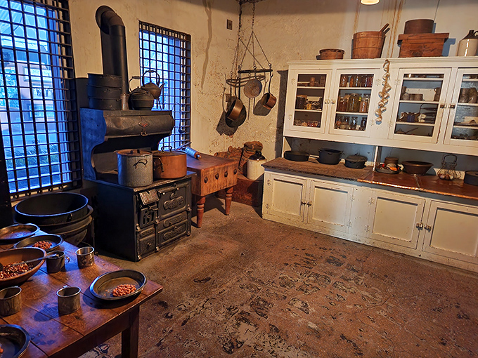 Cooking up trouble? This vintage kitchen serves a slice of life from the wrong side of the law."
