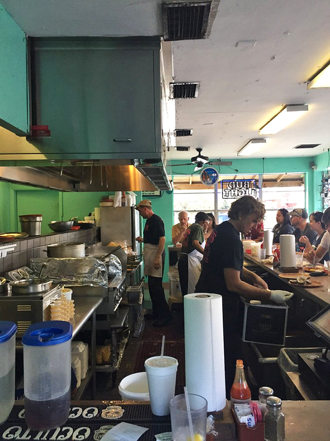 Where the magic happens! Tarks' open kitchen is like a delicious reality show, starring your soon-to-be-favorite meal.