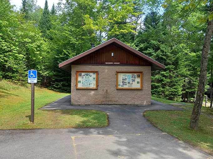 Information central: where park knowledge flows as freely as the nearby streams.