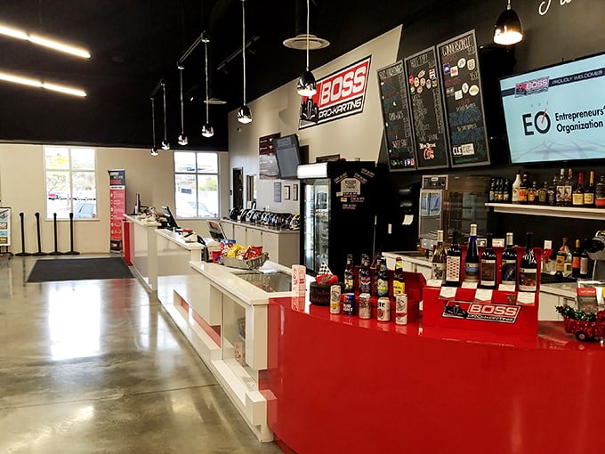 Fuel up before you floor it! This snack bar keeps racers running on all cylinders.