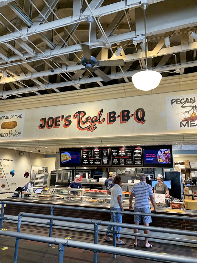 BBQ wizards at work! Joe's staff stands ready to cast delicious spells on your taste buds.