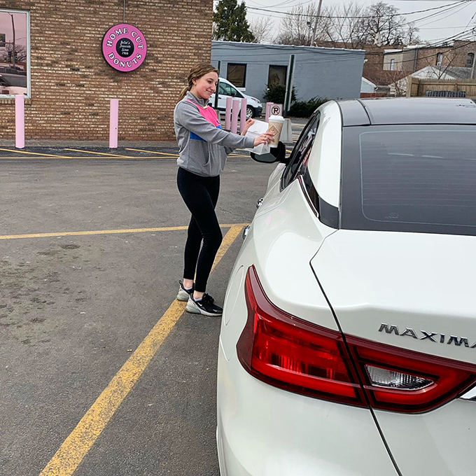 Happiness served with a smile! This friendly face is the cherry on top of your donut experience. Warning: her enthusiasm for pastries is contagious.