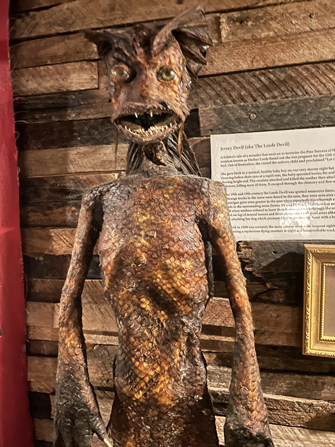 Jersey Shore, meet your cryptid cousin! This Jersey Devil looks like it's been through one too many boardwalk nights.