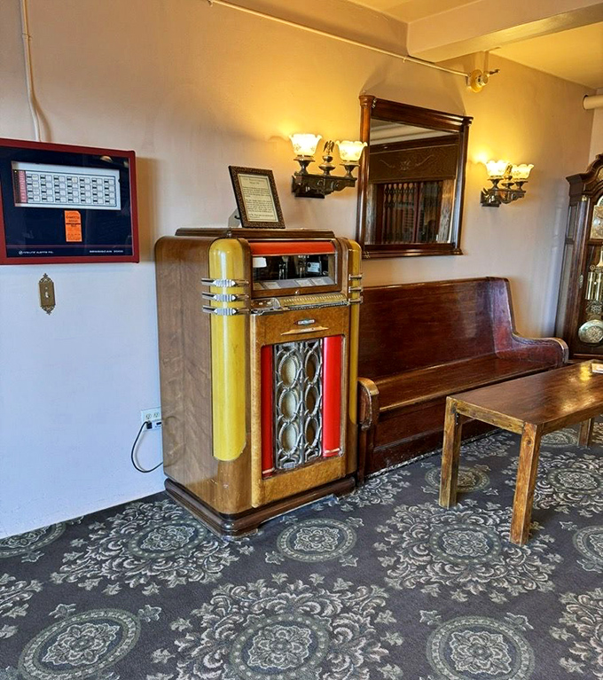 This vintage jukebox doesn't just play tunes, it time travels. Warning: May cause spontaneous outbreaks of the Lindy Hop.