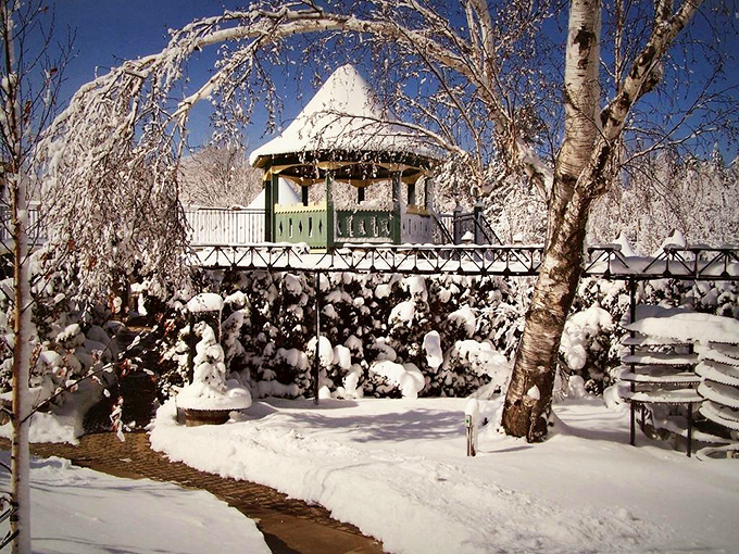 Winter wonderland alert! Snow transforms the castle into a real-life snow globe, perfect for those who want to build a snowman... or a snow fortress.