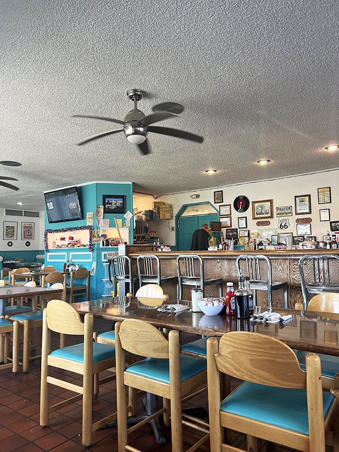 Pull up a chair at the counter of dreams! This is where coffee flows like a river and gossip is always on the menu.