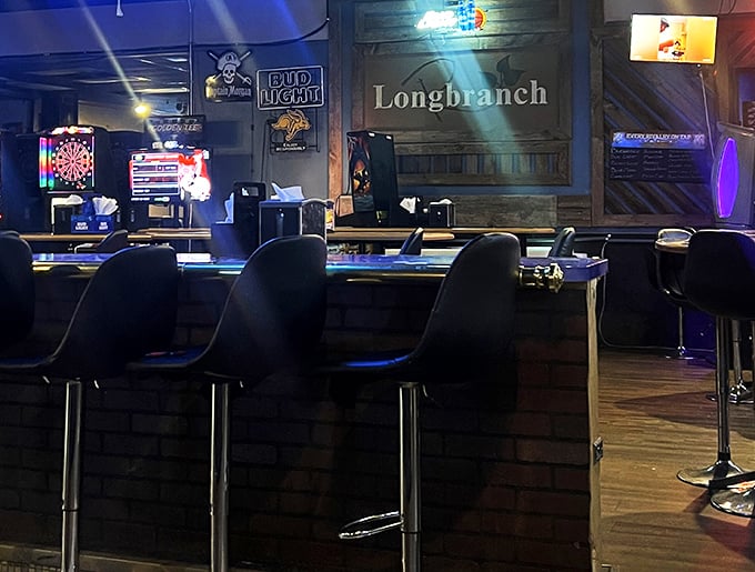 This isn't just a bar, it's a shrine to good times. With more screens than NASA's control room, you'll never miss a play or a pour.