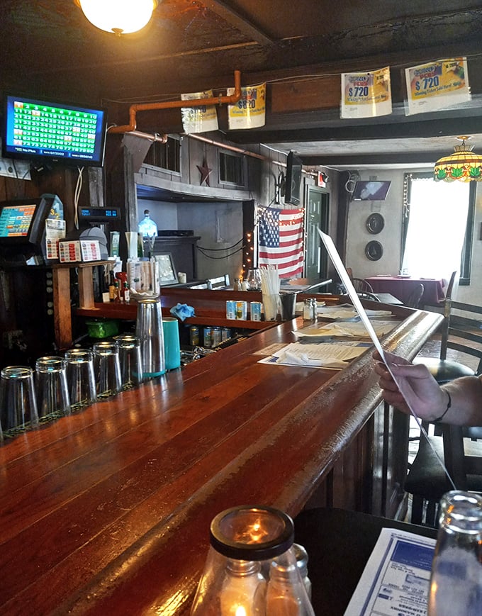 This bar has seen more stories than a librarian on overtime. Pull up a stool and add your chapter to Tavern on Main's rich history.