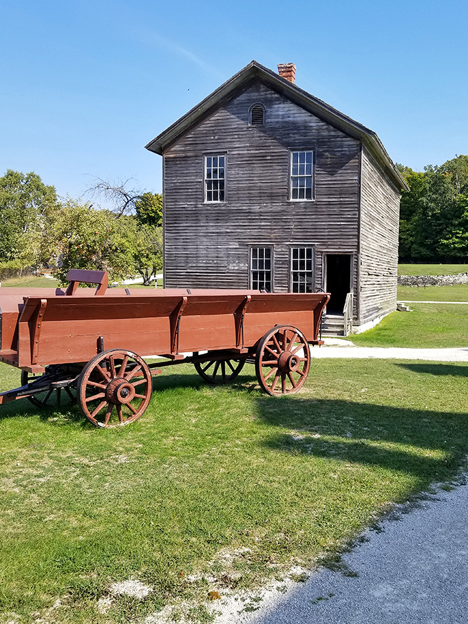 The original UPS truck! This vintage wagon stands ready to deliver your Amazon packages... if Amazon existed in 1875 and only sold iron ore.