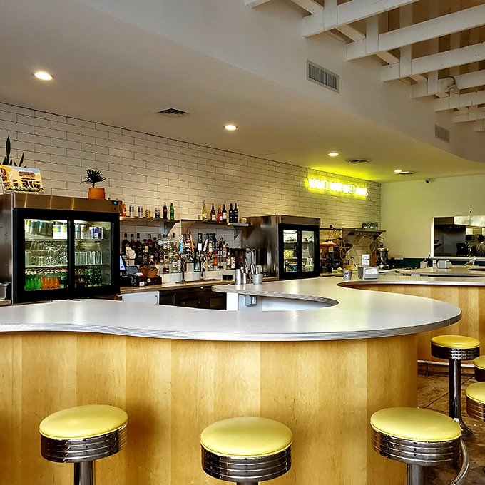 Bar none, this counter is where the magic happens! It's like front-row seats to a delicious Cuban culinary concert.