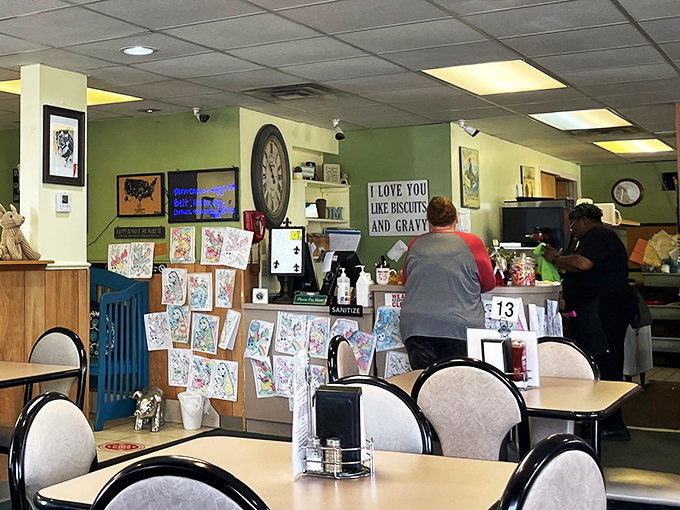 Where the magic happens! This counter is command central for all your comfort food cravings – no password required.