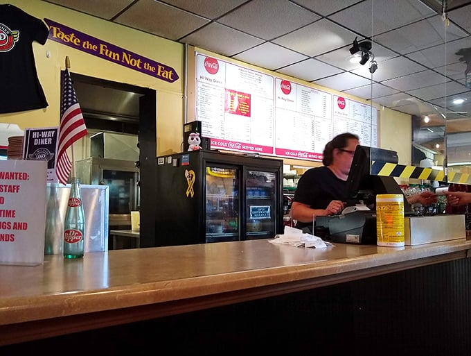 Order up! At this bustling counter, breakfast dreams come true faster than you can say "sunny side up."