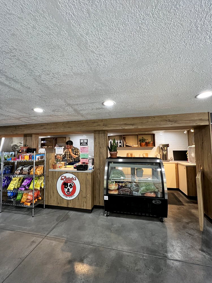 The command center of culinary creativity! Lucinda's counter is where sandwich dreams are born and hunger nightmares go to die.